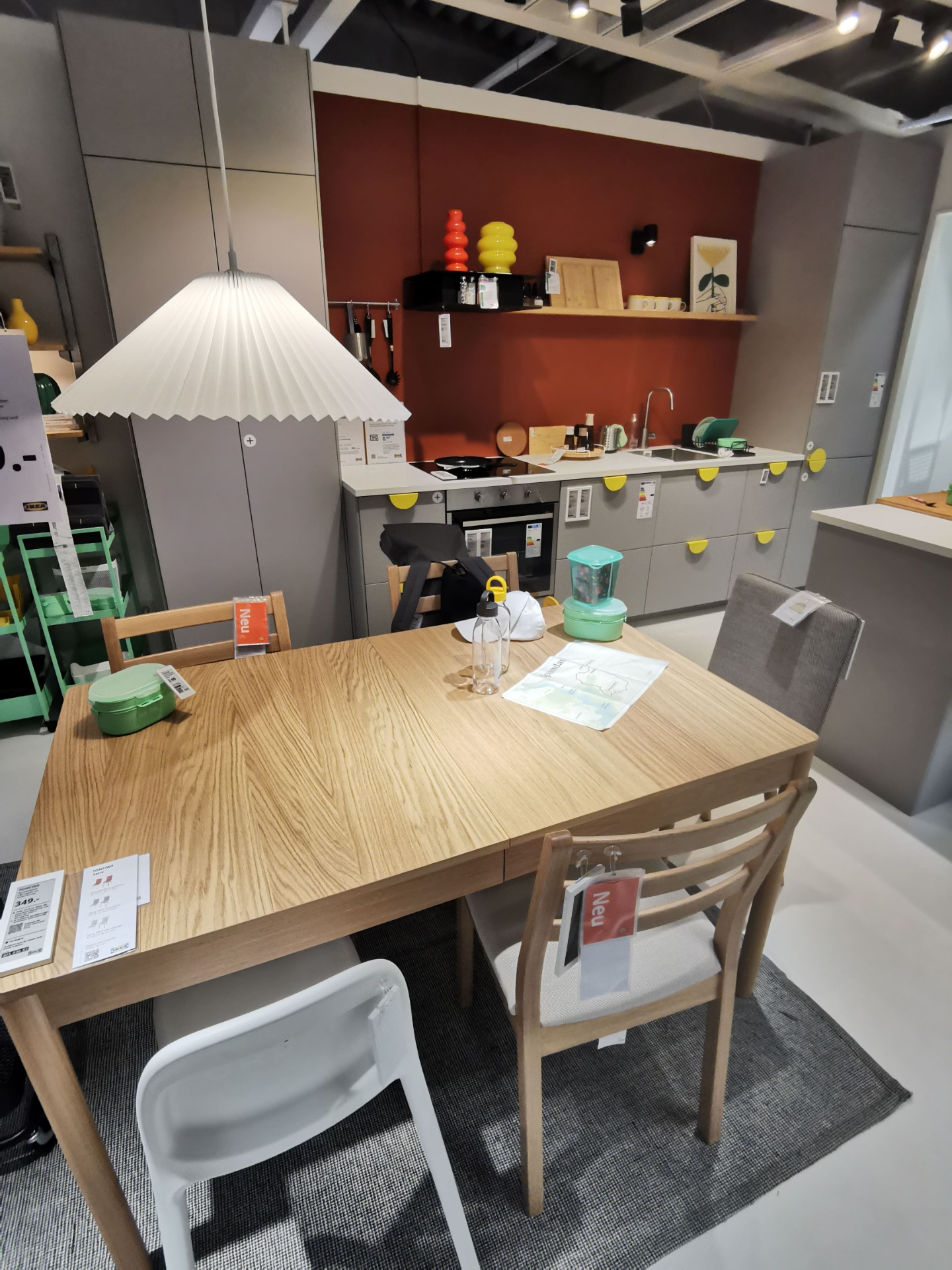 IKEA TONSTAD Series – Oak Veneer and Off-White Furniture for Timeless Interiors